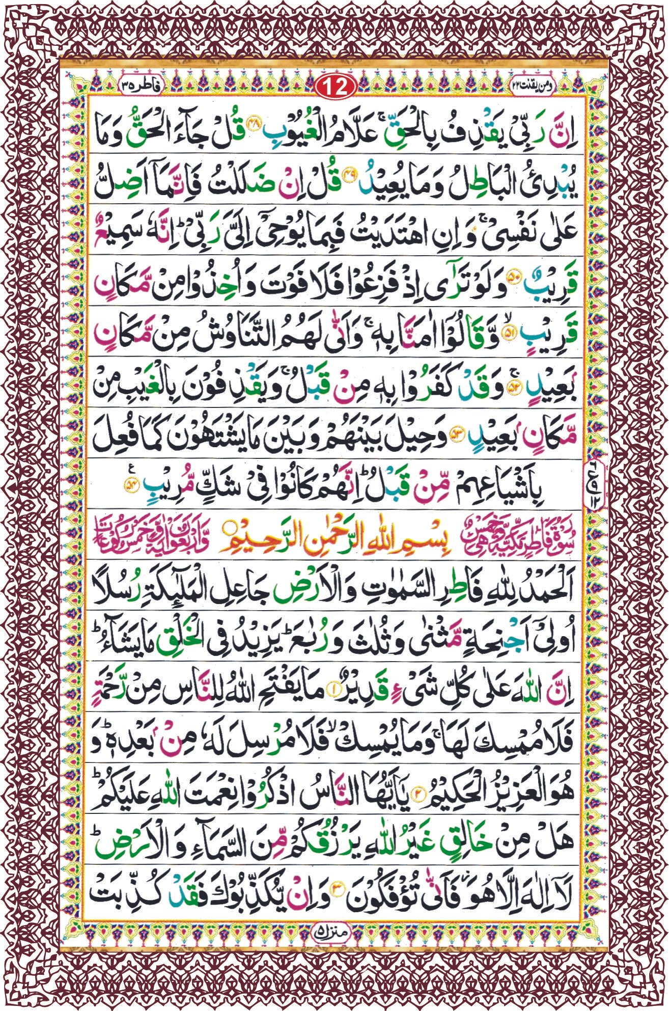 Learn Quran Para-22 - Read and Learn Quran